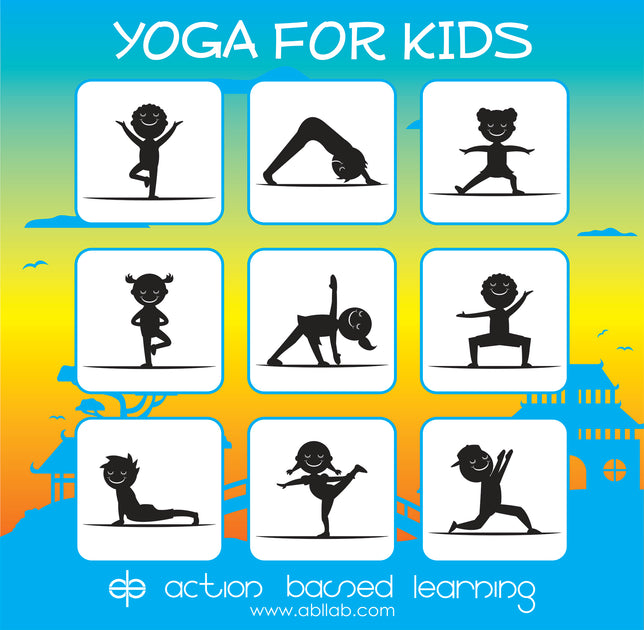 Yoga for Kids Wall Mount | Action Based Learning