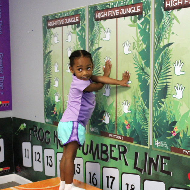 High Five Jungle Wall Mount | Action Based Learning